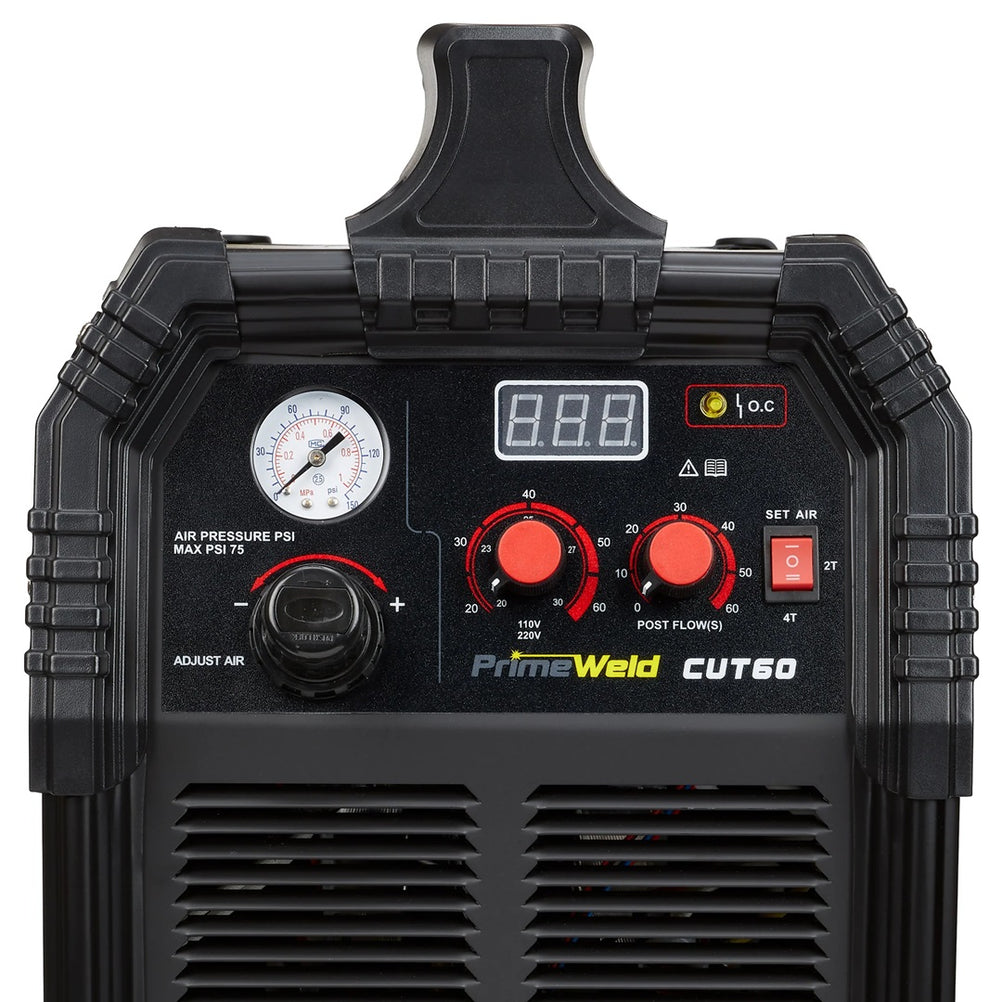 Prime Weld CUT60 Dual Voltage 110v/220v 60-Amp MACHINE torch and Handh – Premier Plasma CNC